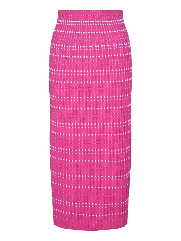 Alexander McQueen High-waisted Pencil Skirt - Pink