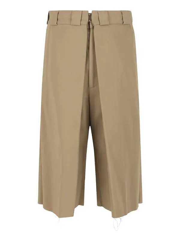 Givenchy Pleated Chino Shorts - Tan