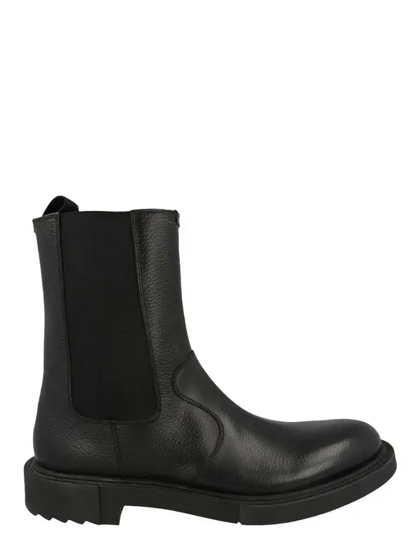 FERRAGAMO Loreno Leather Chelsea Boot - Black