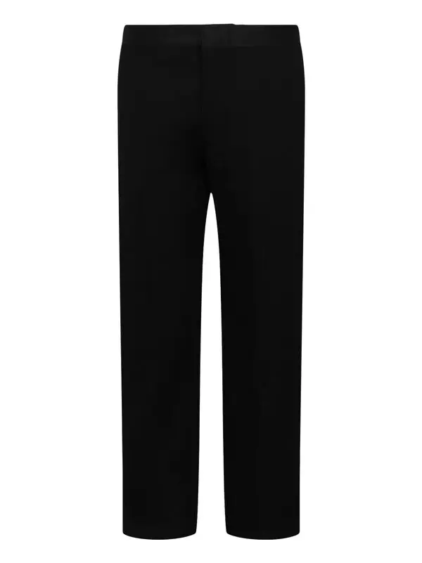 Givenchy Tailored Pants With Satin Piping - Black