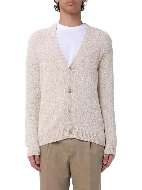 ZANONE V-neck Cardigan - Beige