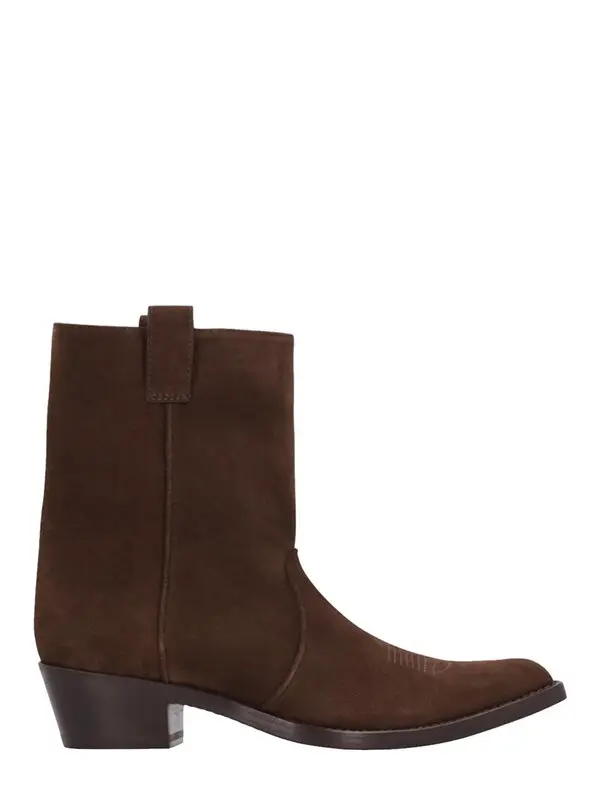 Khaite Clive Suede Ankle Boots - Brown
