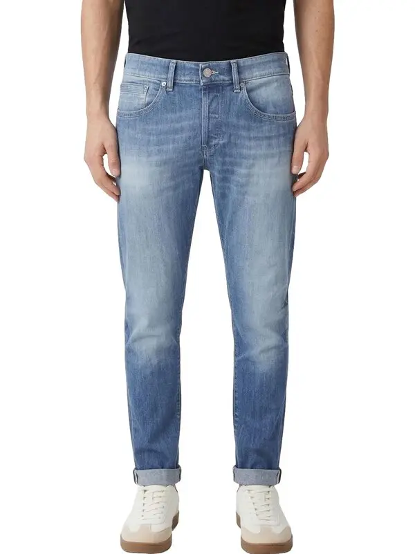 DONDUP Slim Fit Cotton Denim Jeans - Blue