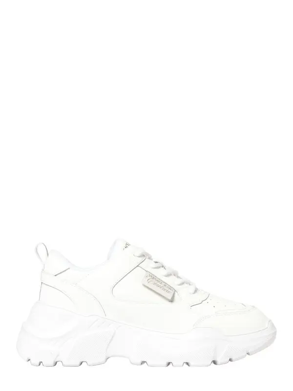 Versace Lace Up Sneakers - White