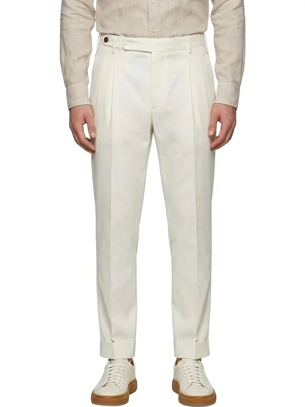 PT TORINO Trousers - Yellow Cream