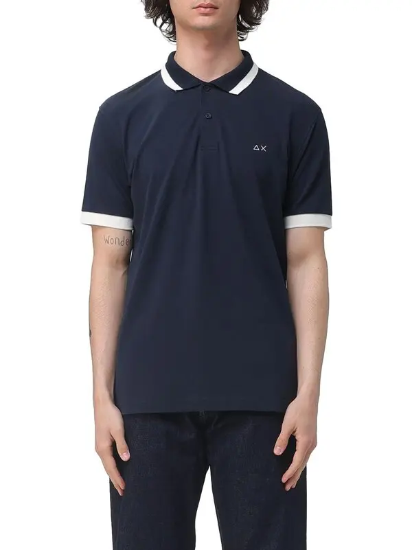 SUN 68 Polo Shirt - Navy