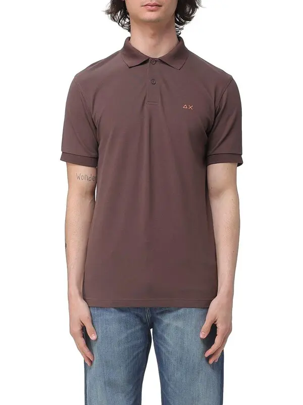 SUN 68 Polo Shirt - Brown