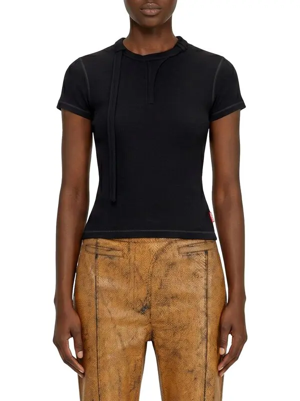 DIESEL® T-iaras Jersey T-shirt - Black