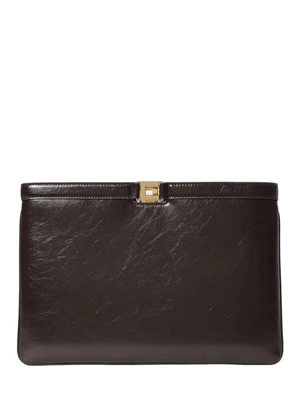 Elisabetta Franchi Clutch - Brown