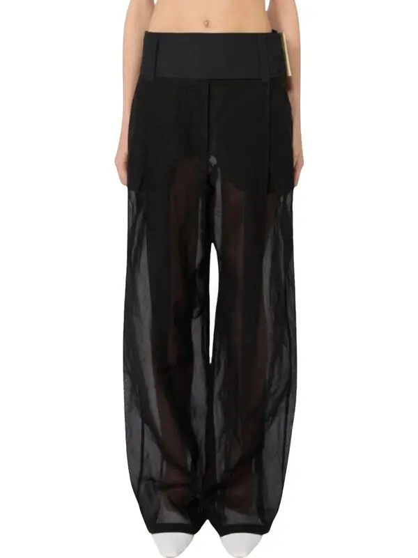 Sportmax Wide Leg Trousers - Black
