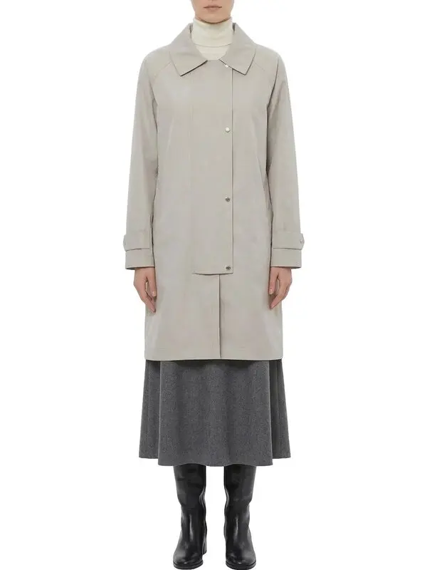 MOORER Technical Fabric Trench Coat - Beige