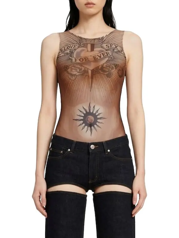 JEAN PAUL GAULTIER Top - Brown