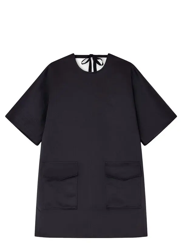 GANNI Kimono Dress - Black