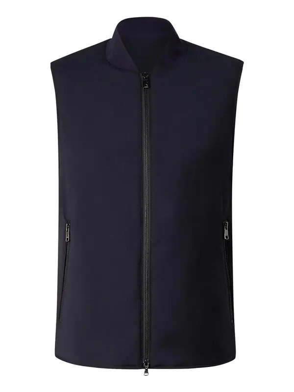 Bogner Virgin Wool Jeff Vest - Dark Blue