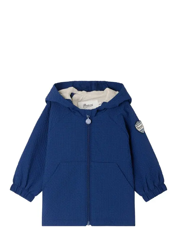 Bonpoint Hooded Jacket - Blue