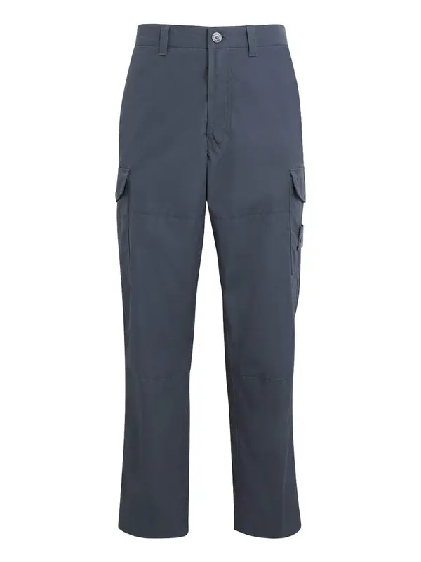 Stone Island Cotton-canvas Ghost Trousers - Blue