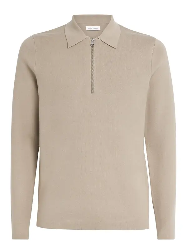 SAMSØE SAMSØE Guna Half-zip Sweater - Beige