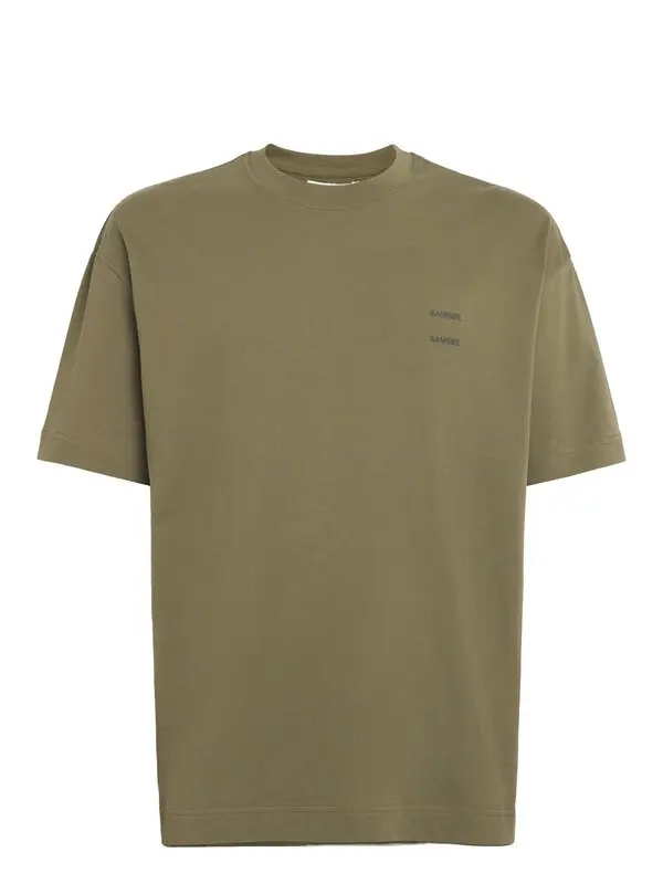 SAMSØE SAMSØE Organic Cotton Joel T-shirt - Green