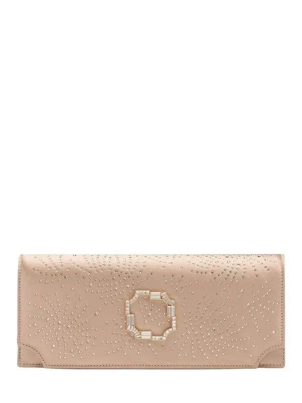 MALONE SOULIERS Embellished Vivien Clutch Bag - Metallic