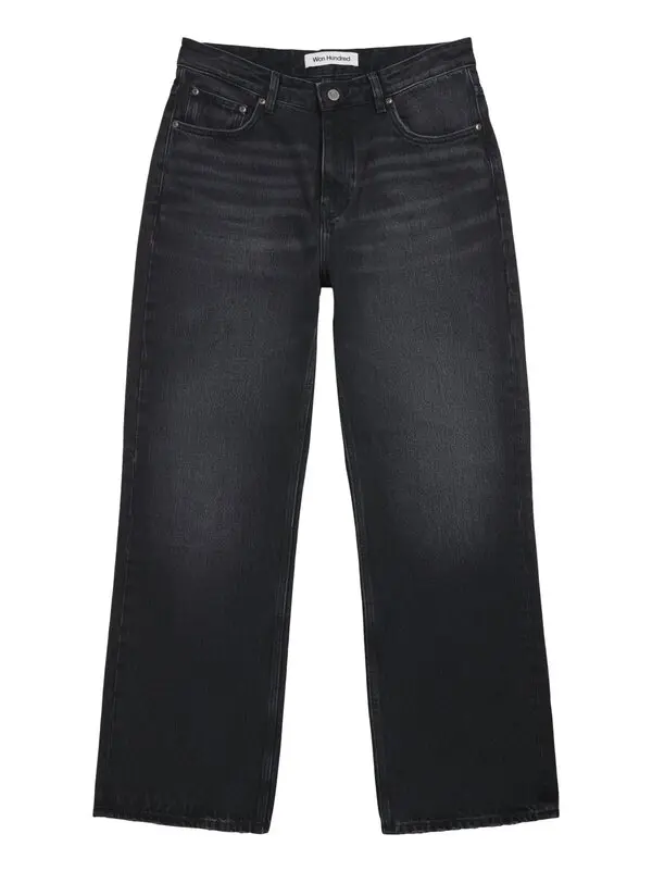 WON HUNDRED Genoa Straight Jeans - Black