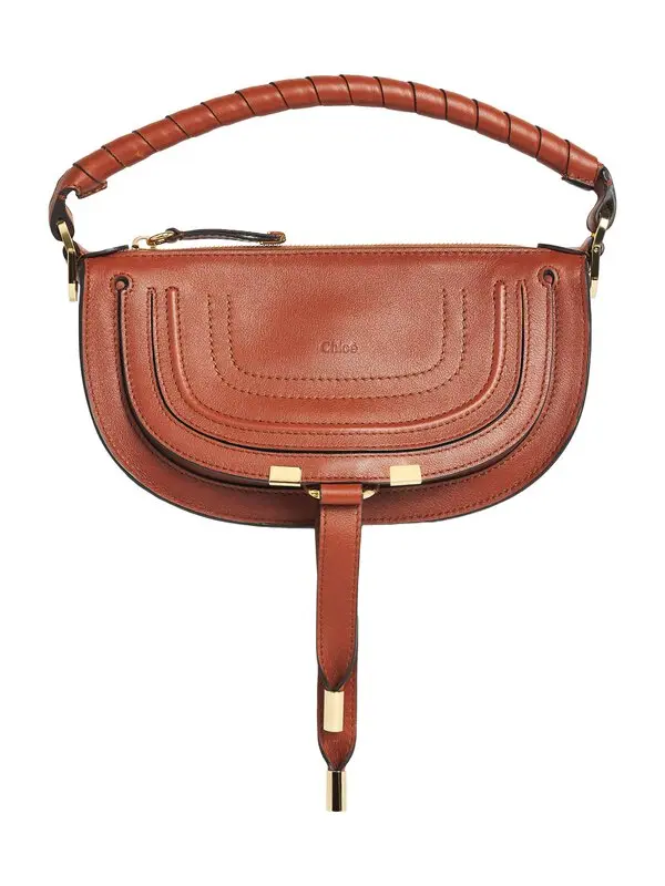 Chloé Mini Marcie Shoulder Bag - Brown
