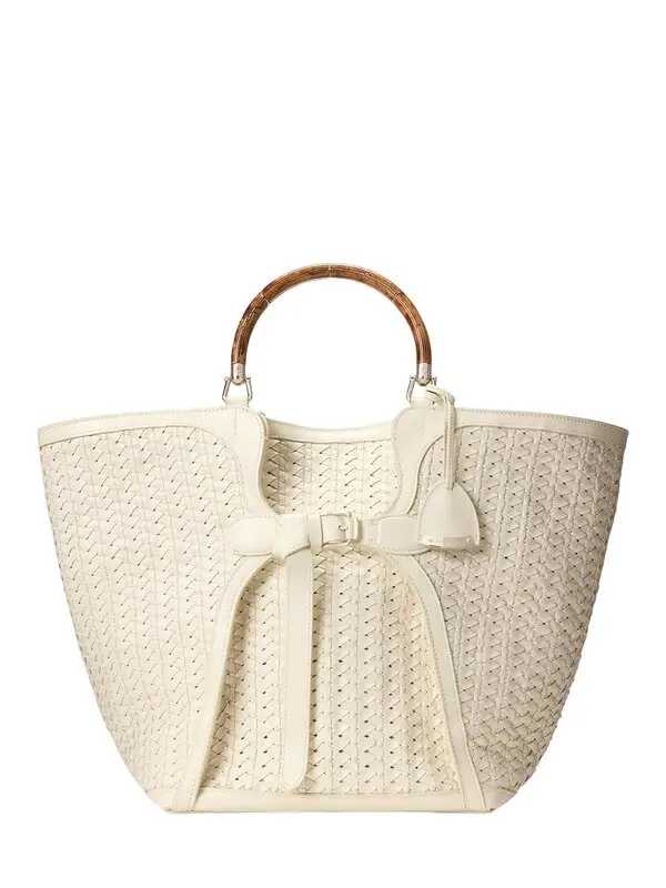 Ralph Lauren Leather Tote Bag - Neutral