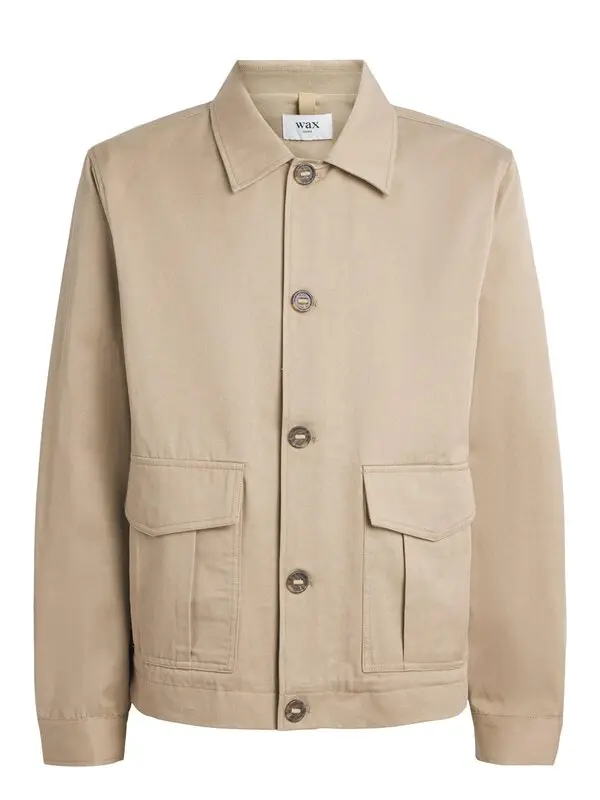 WAX LONDON Twill Strand Jacket - Beige
