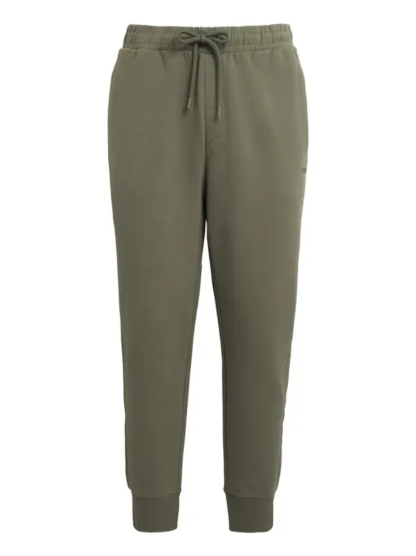 BOSS Stretch-cotton Cuffed Sweatpants - Green