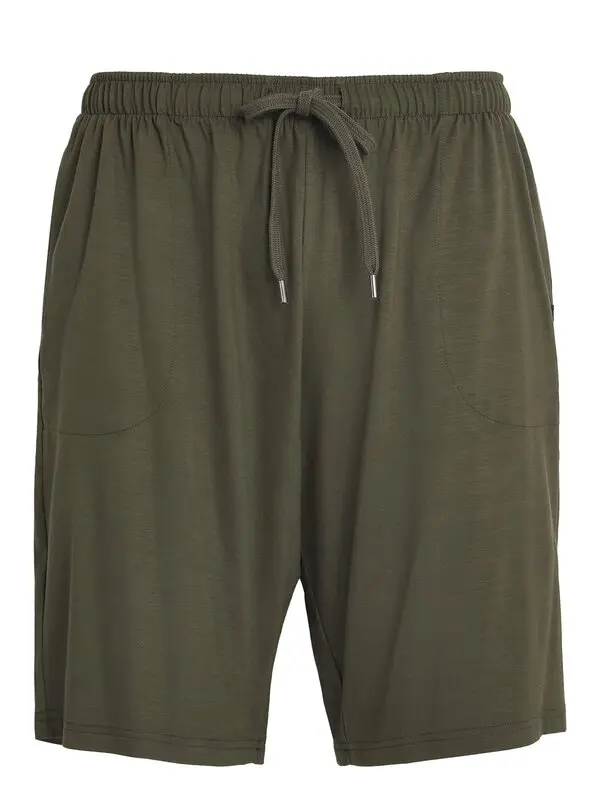 Derek Rose Basel Drawstring Shorts - Green