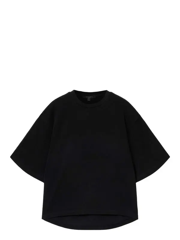 ALLSAINTS Crochet-detail Amelie T-shirt - Black