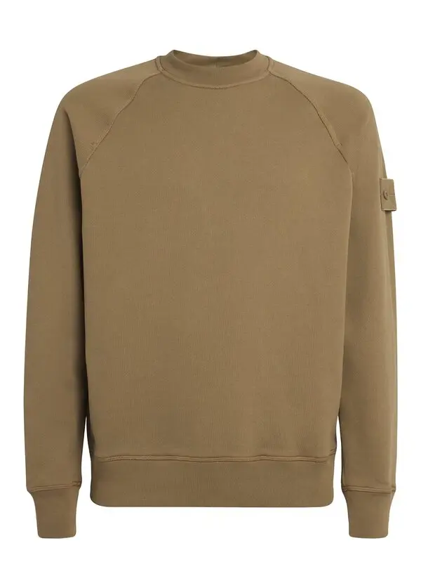 Stone Island Cotton Compass Sweater - Beige
