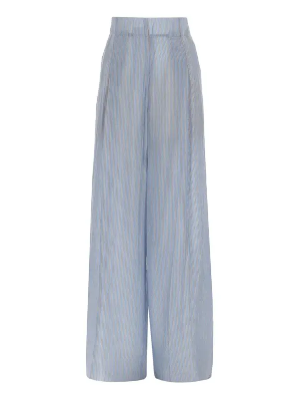 Dries Van Noten Wide-leg Trousers - Azure