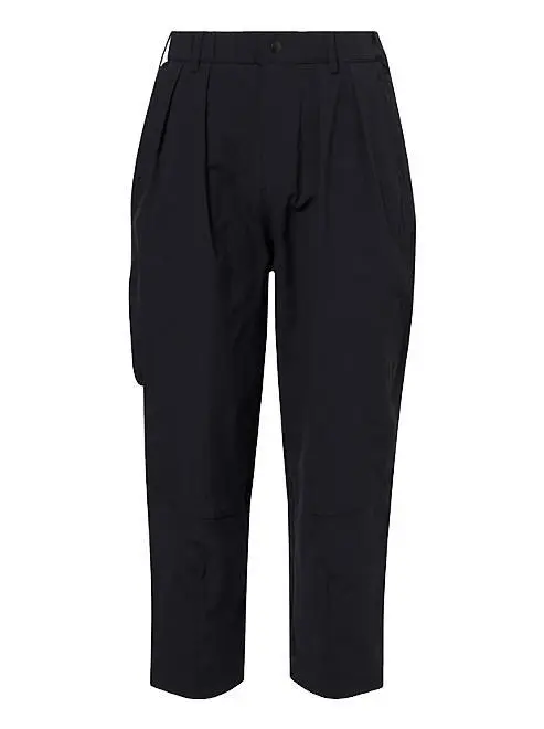MANORS Patch-pocket Stretch-woven Trousers - Black