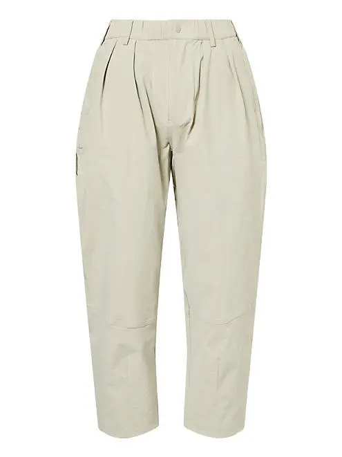 MANORS Patch-pocket Stretch-woven Trousers - Dune