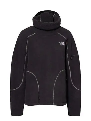 The North Face Embroidered Logo Fleece Sweatshirt With Balaclava - Tnf Black