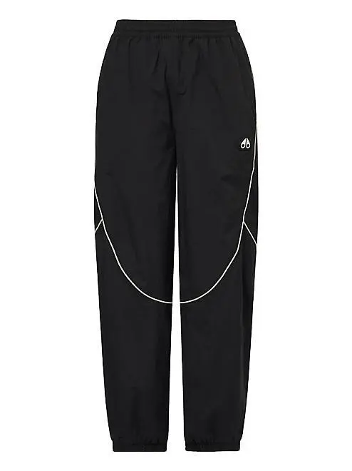Moose Knuckles Relaxed-fit Cotton-blend Trousers - Black