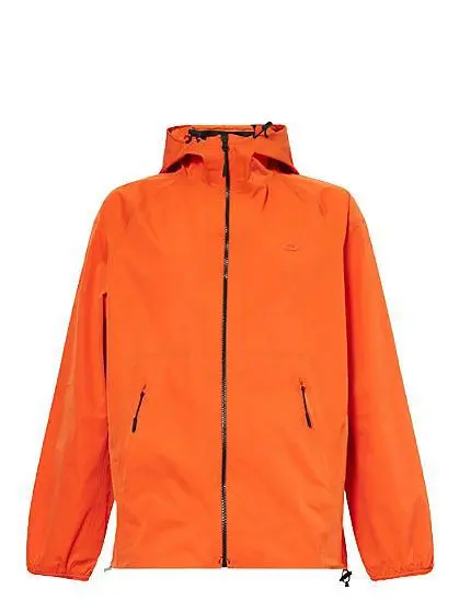 Oakley Fusion Hooded Windbreaker Jacket - Aviator Orange