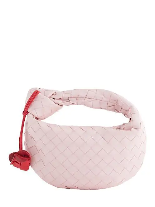 Bottega Veneta Jodie Mini Leather Bag - Rose Petal