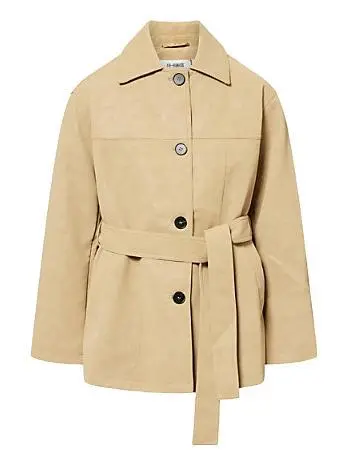 4TH & RECKLESS Rowena Belted Faux-leather Jacket - Cael