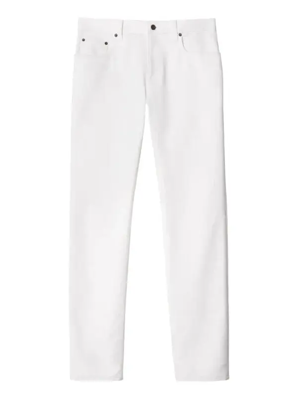 Burberry Slim Fit Denim Jeans - White