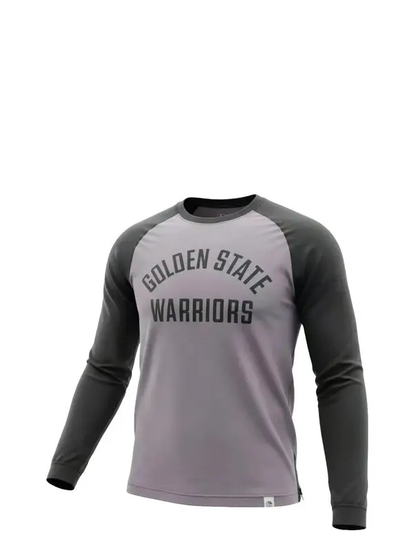Nike Nba Golden State Warriors Pullover Sweatshirt - Grey