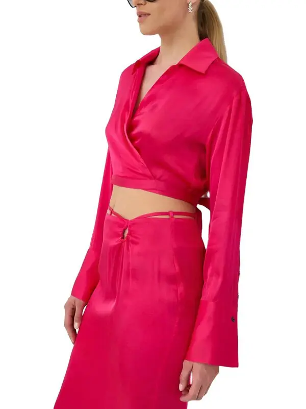 HERSKIND Tie-waist Blouse - Pink