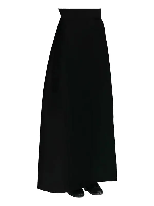 Alberta Ferretti A-line Maxi Skirt - Black