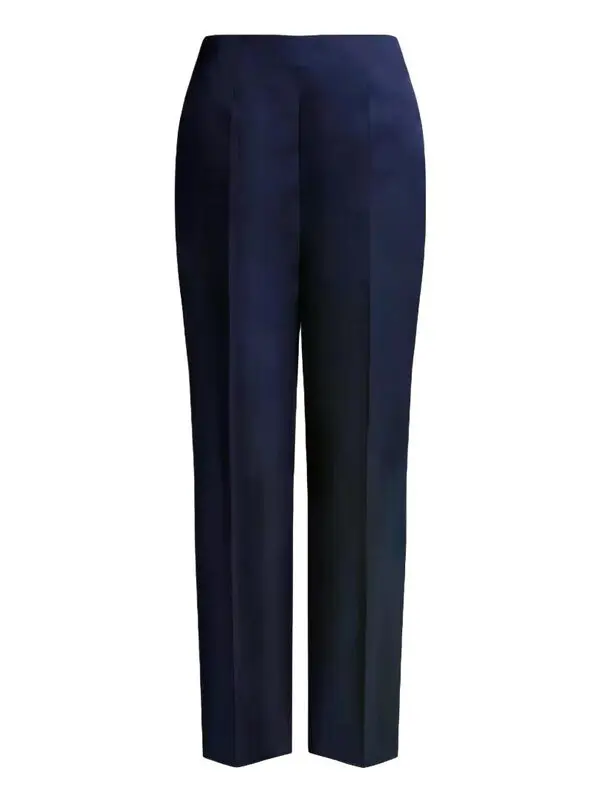 Alberta Ferretti Straight Trousers - Blue
