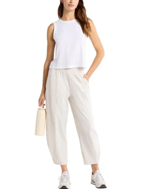 Zella Atlas High Waist Utility Ankle Pants - Moonbeam