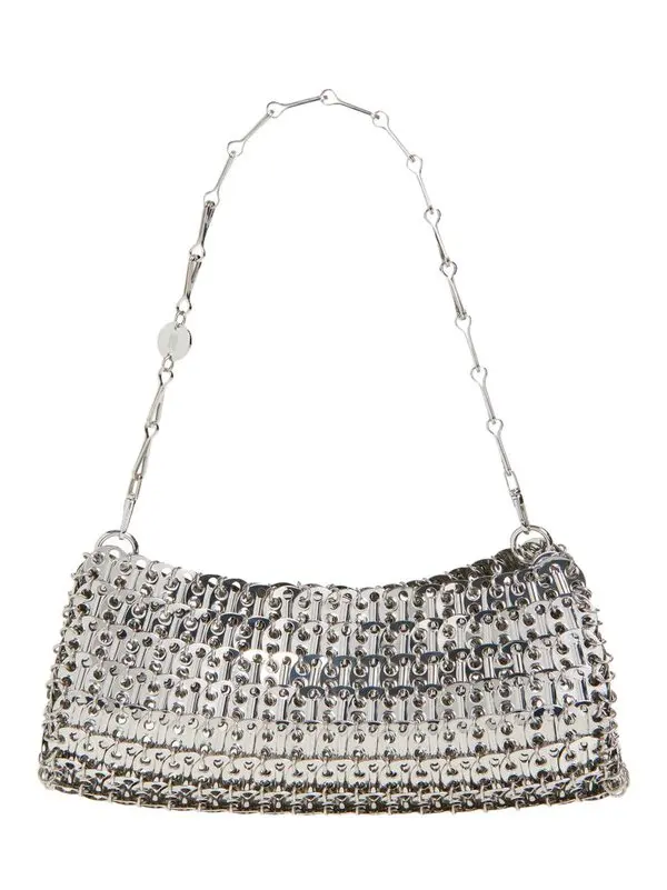 Rabanne East/west Chain Mail Bag - Silver
