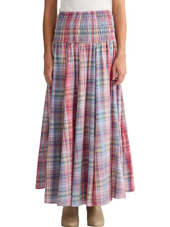 TALISMAN THE LABEL Balmoral Plaid Convertible Skirt Dress - Picnic Check