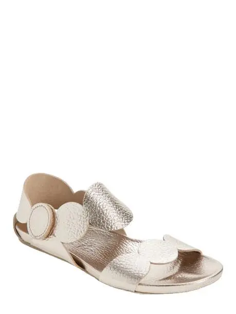 PEDRO GARCIA Jeanne Leather Sandal - Sirocco Cervo Lame