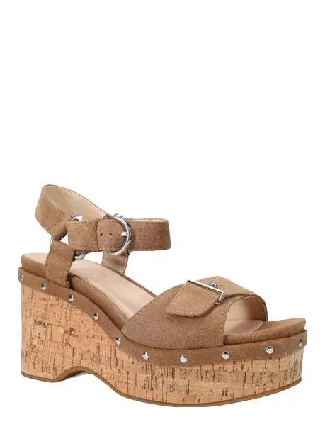 Pelle Moda Ciana Platform Wedge Sandal - Driftwood