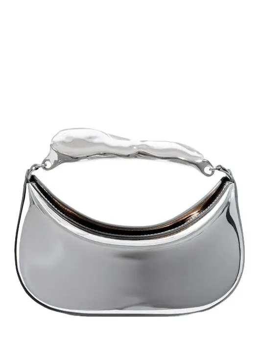 Alexis Bittar Water Stone Top Handle Bag - Chrome